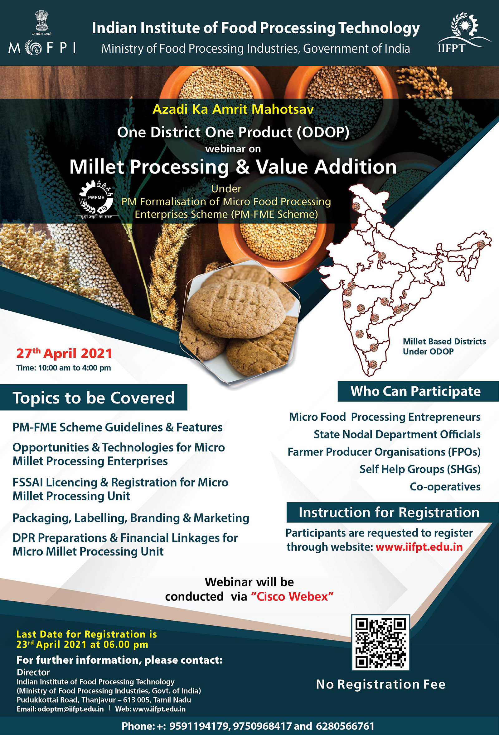Webinar on Millet Processing and Value Addition