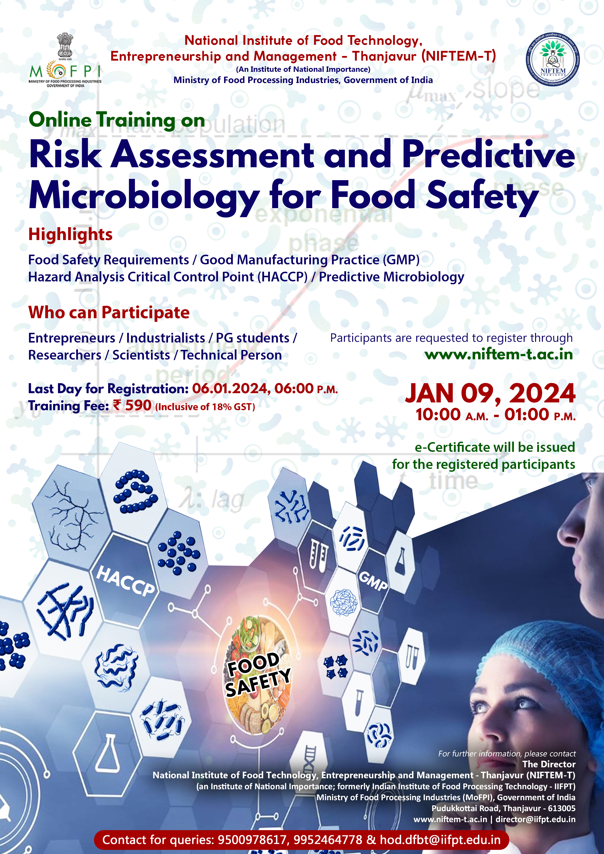 Online Training on Risk Assessment and Predictive Microbiology for Food ...