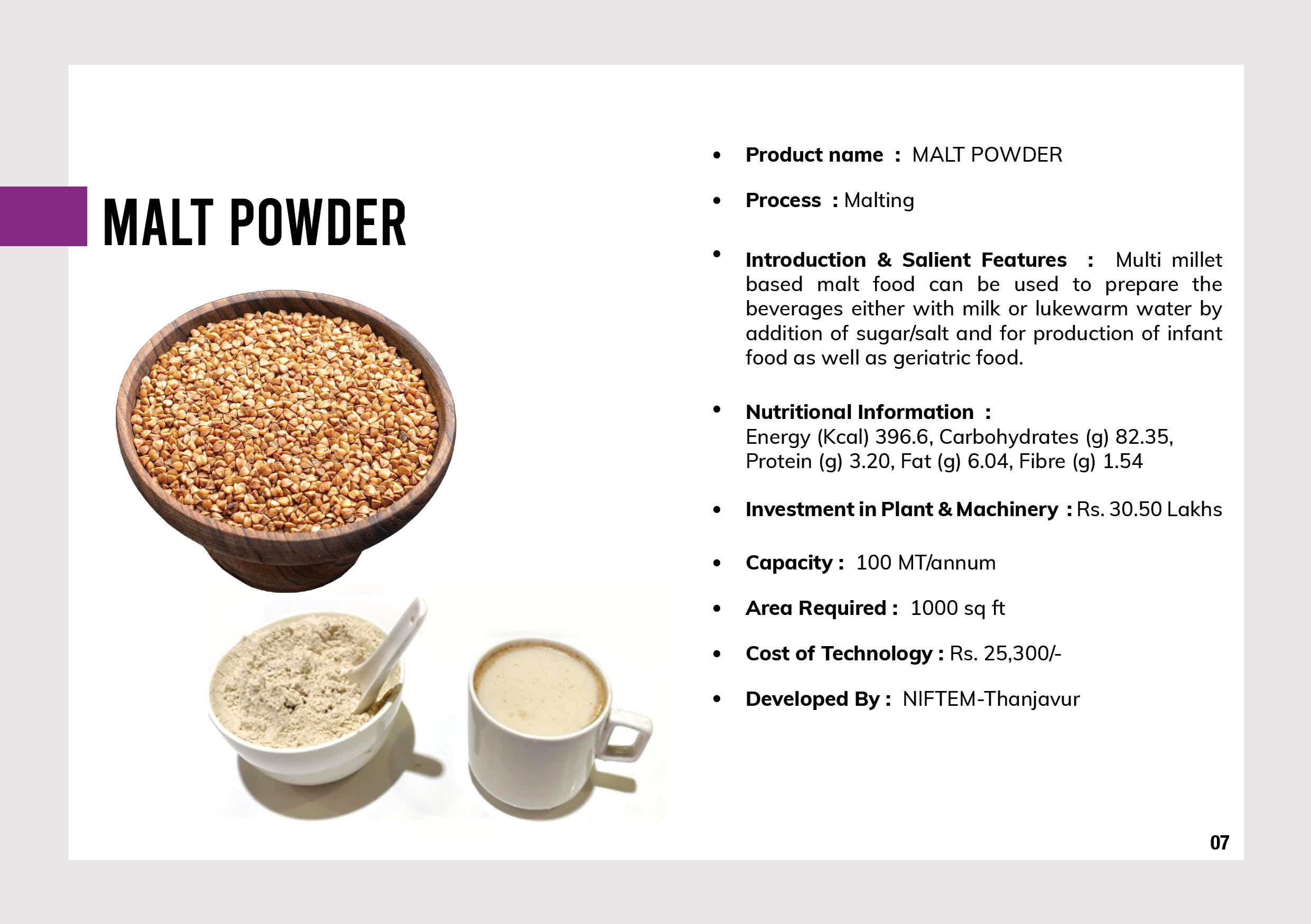 NIFTEM-T Technologies Ready for Transfer and Commercialization - Malt ...