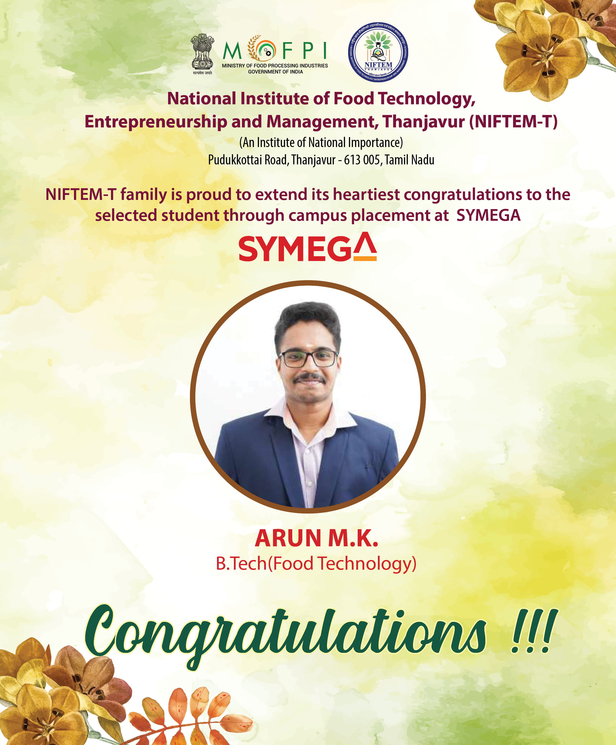 NIFTEM-T Placement Cell