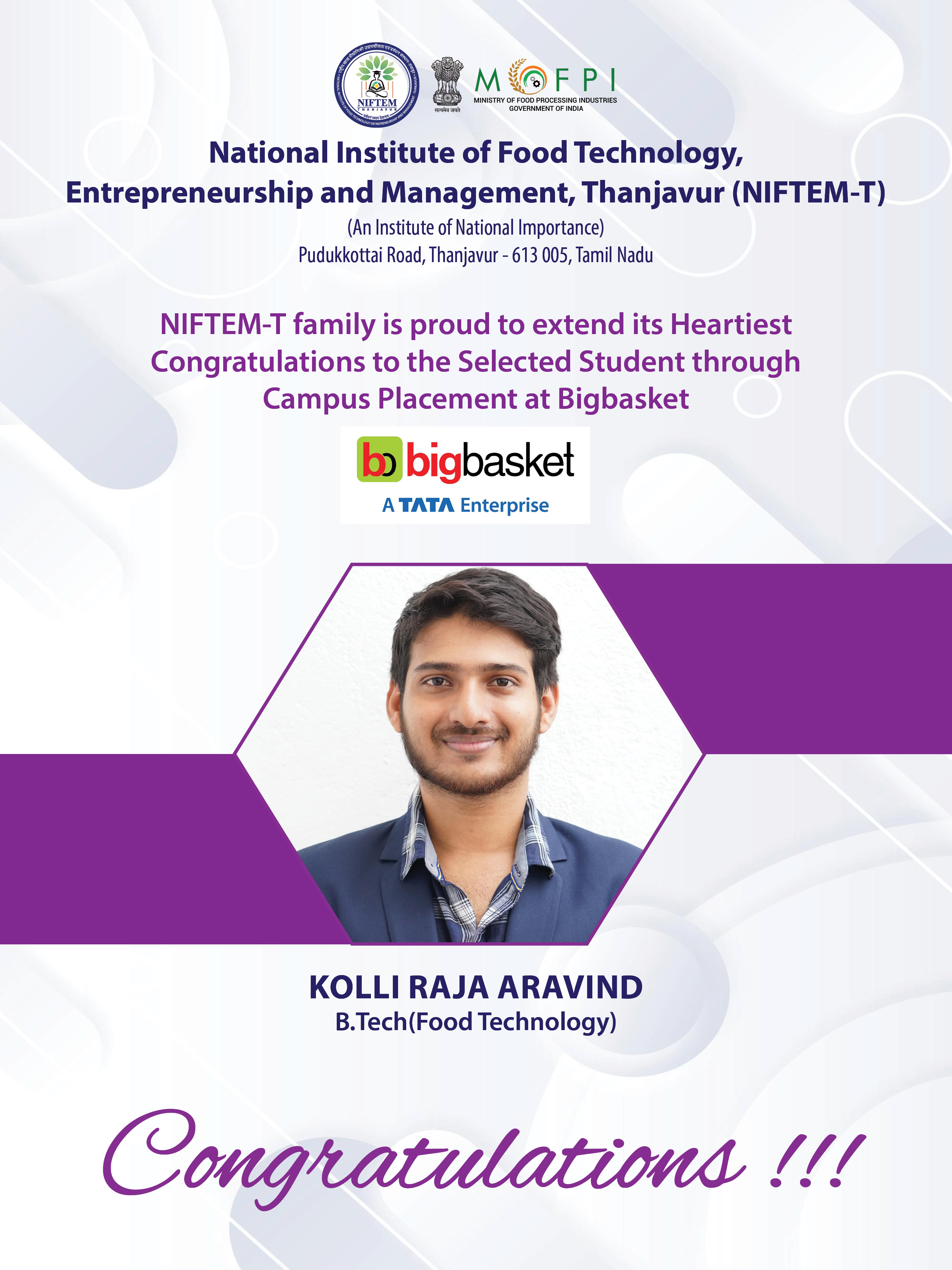 NIFTEM-T Placement Cell